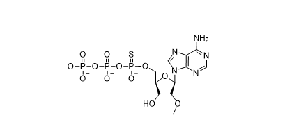 α-Thio- ((2R,3R,4R,5R)-5-(6-amino-9H-purin-9-yl)-3-hydroxy-4-methoxytetrahydrofuran-2-yl)methyl ...